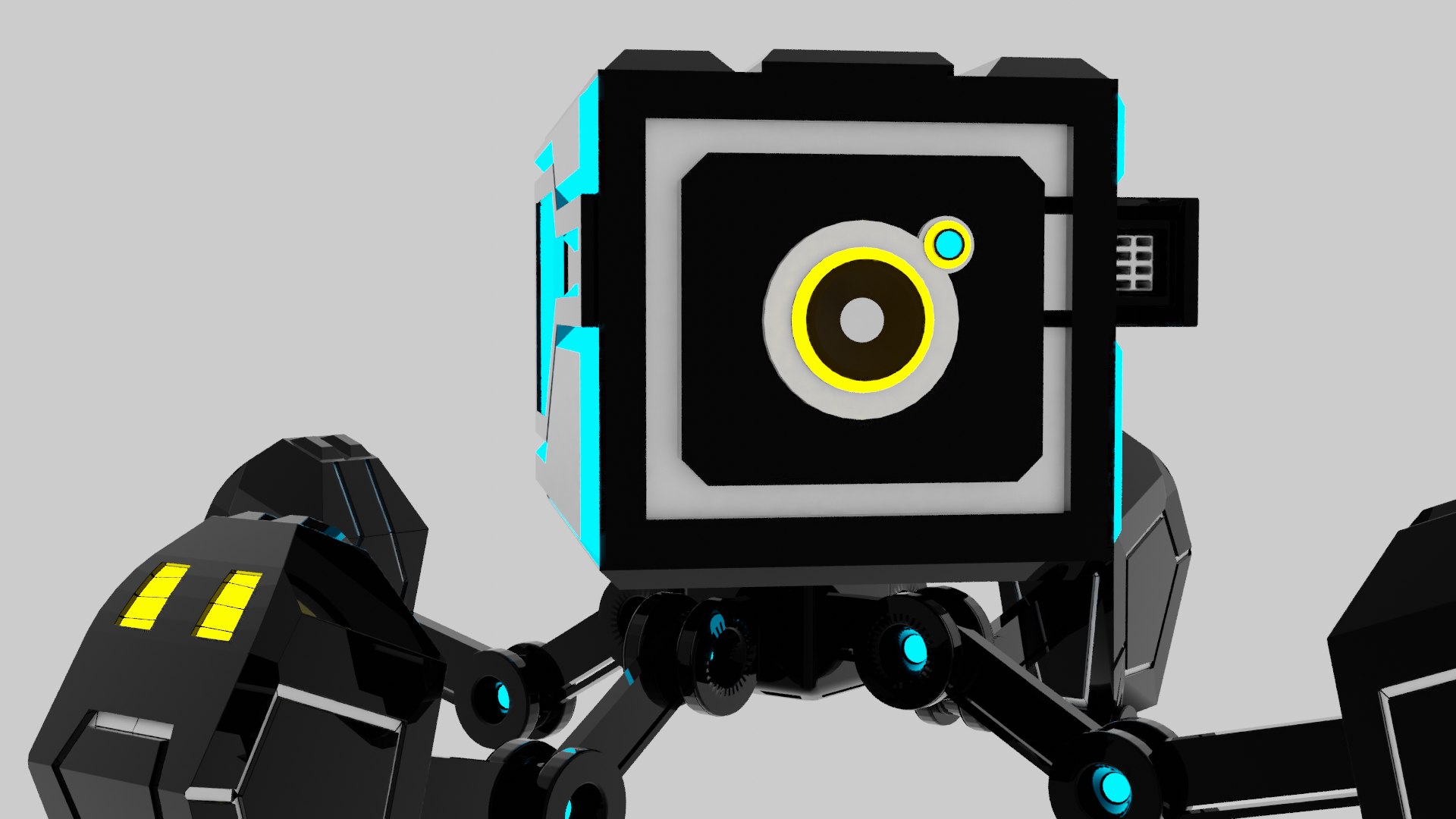 Quad Pod Robot Guns 3D Model - TurboSquid 1600719