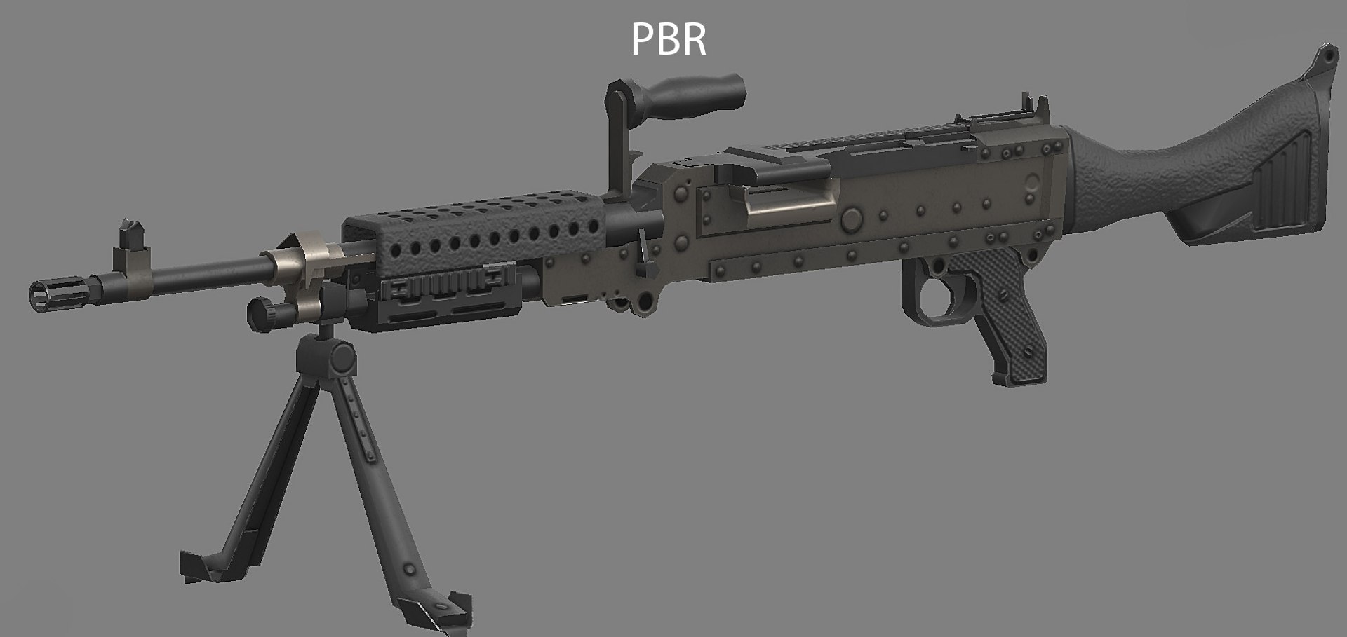 Machine Gun M240 3D - TurboSquid 1546760