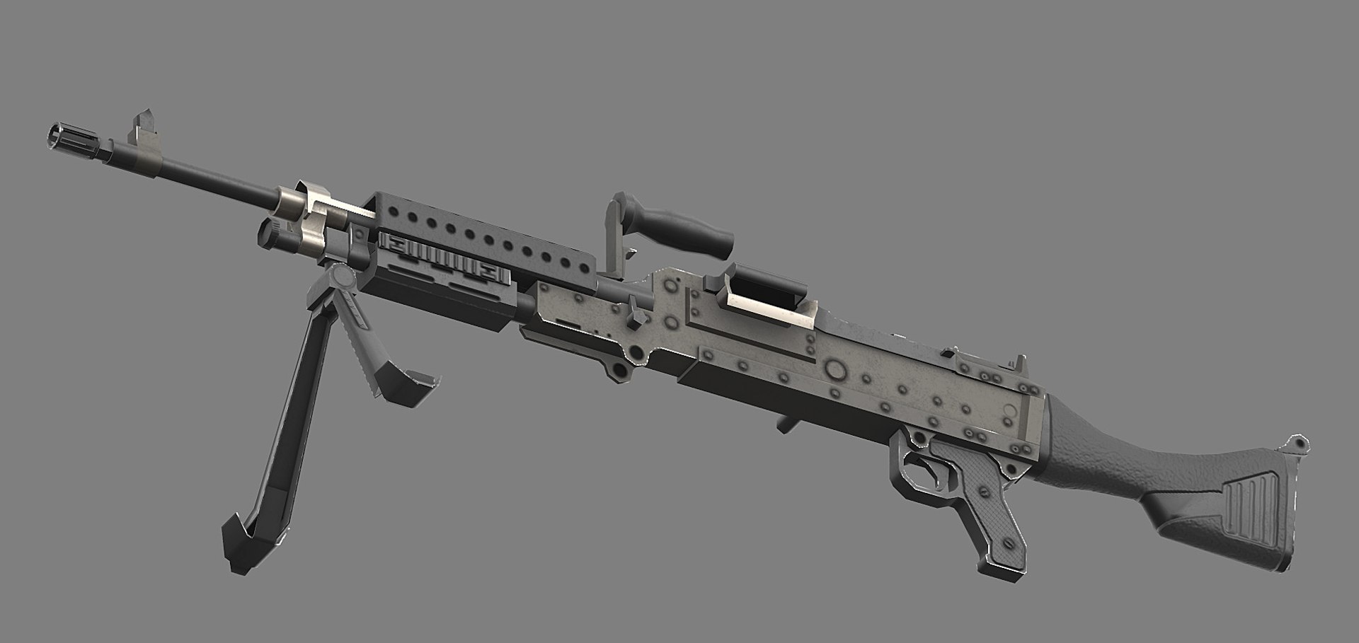 Machine Gun M240 3D - TurboSquid 1546760