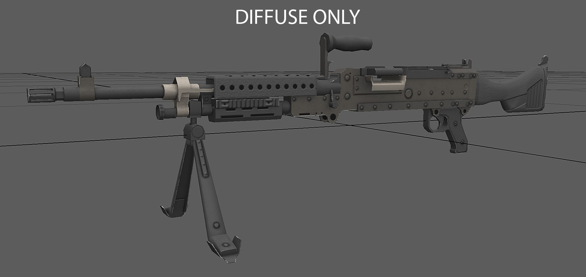 Machine Gun M240 3D - TurboSquid 1546760