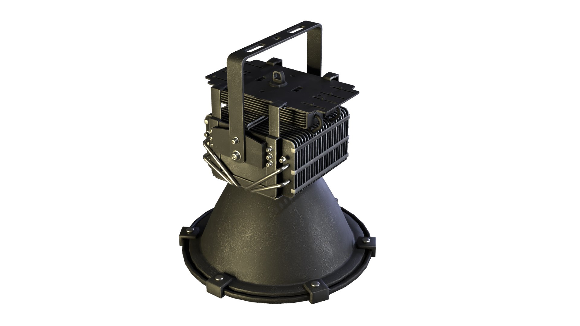 3D led industrial lighting model - TurboSquid 1709004