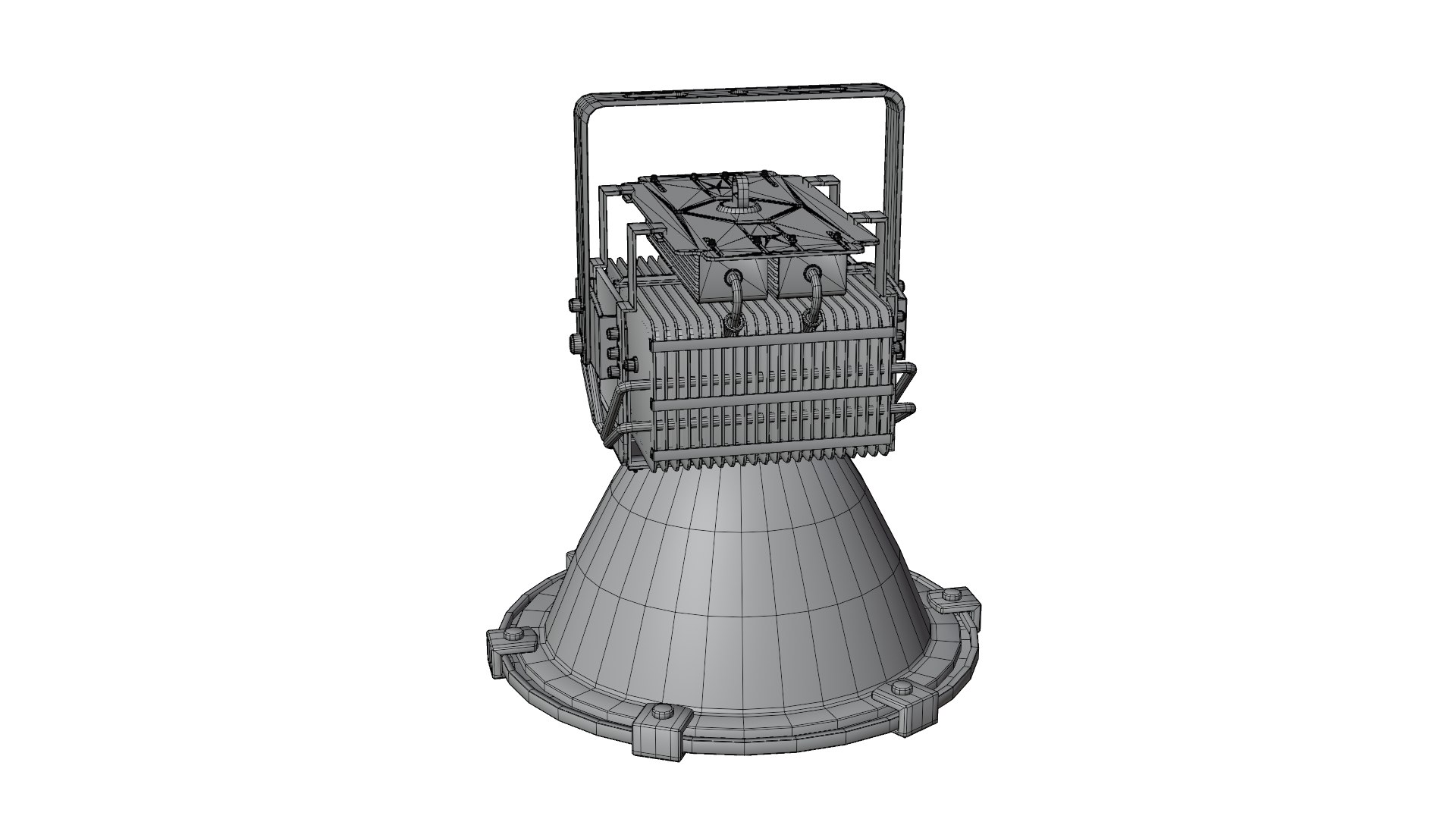 3D led industrial lighting model - TurboSquid 1709004