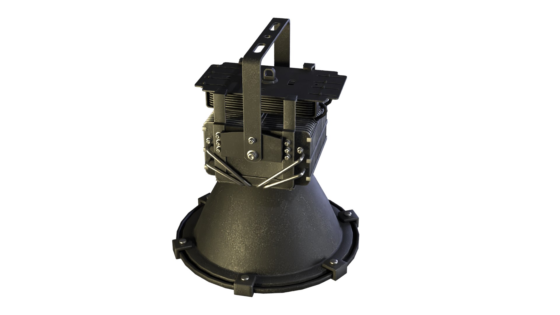 3D led industrial lighting model - TurboSquid 1709004