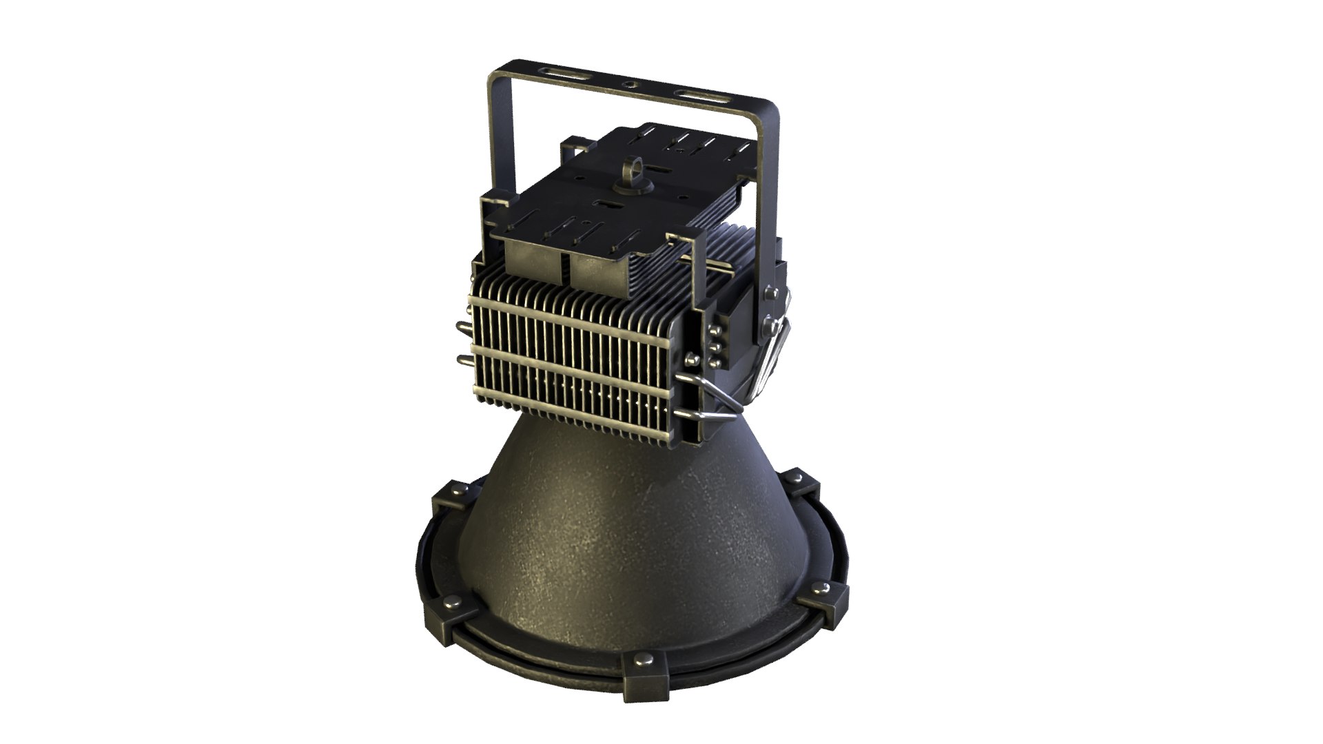 3D led industrial lighting model - TurboSquid 1709004