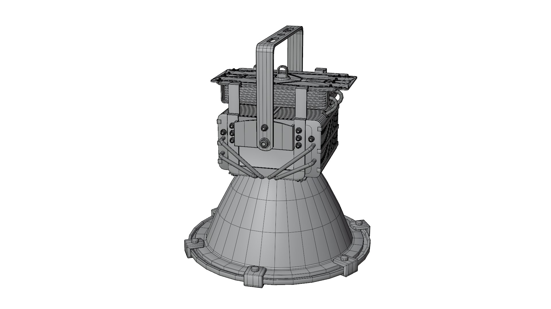 3D led industrial lighting model - TurboSquid 1709004