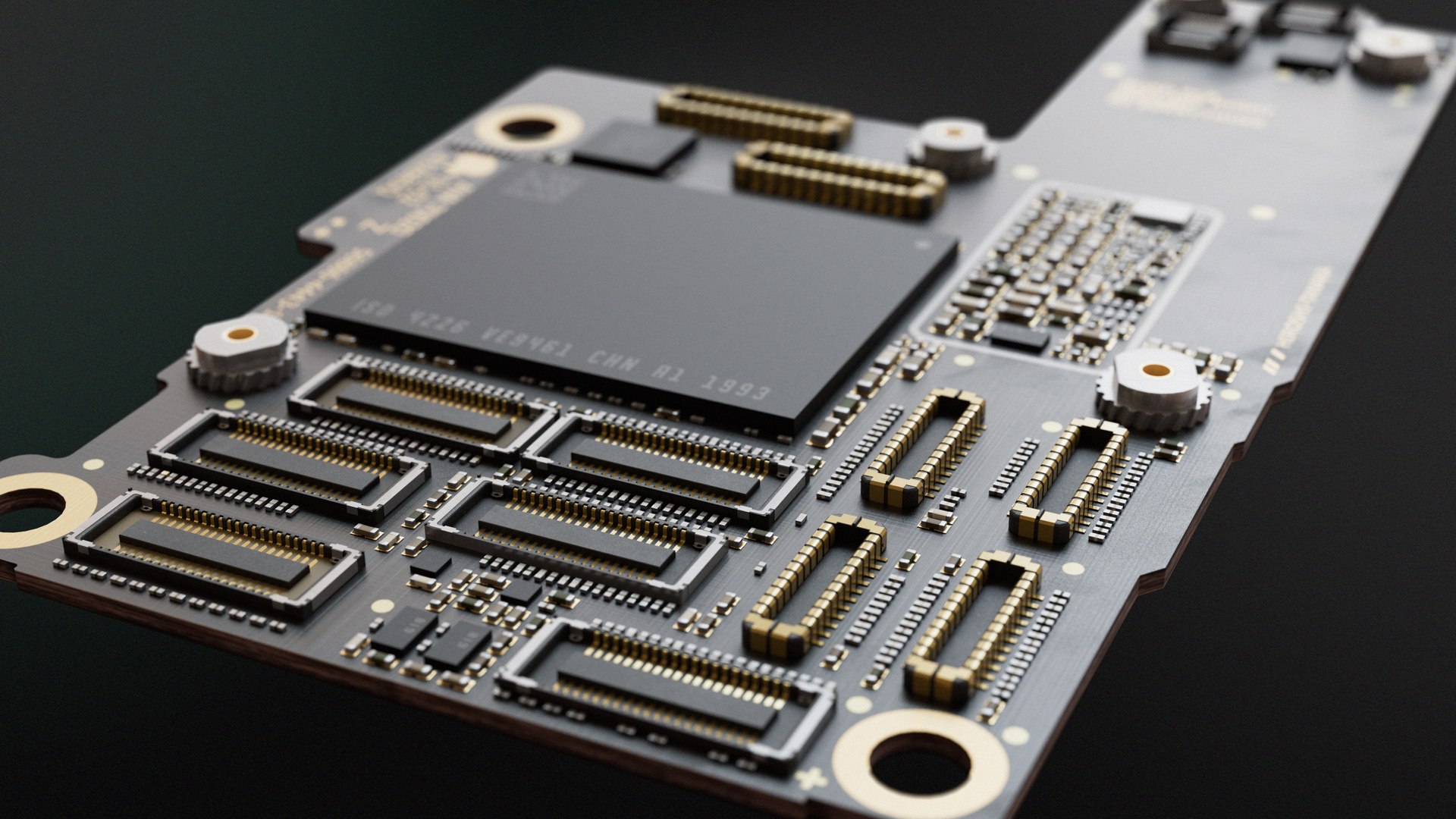 Electron Circuit Board 3D Model - TurboSquid 2313289