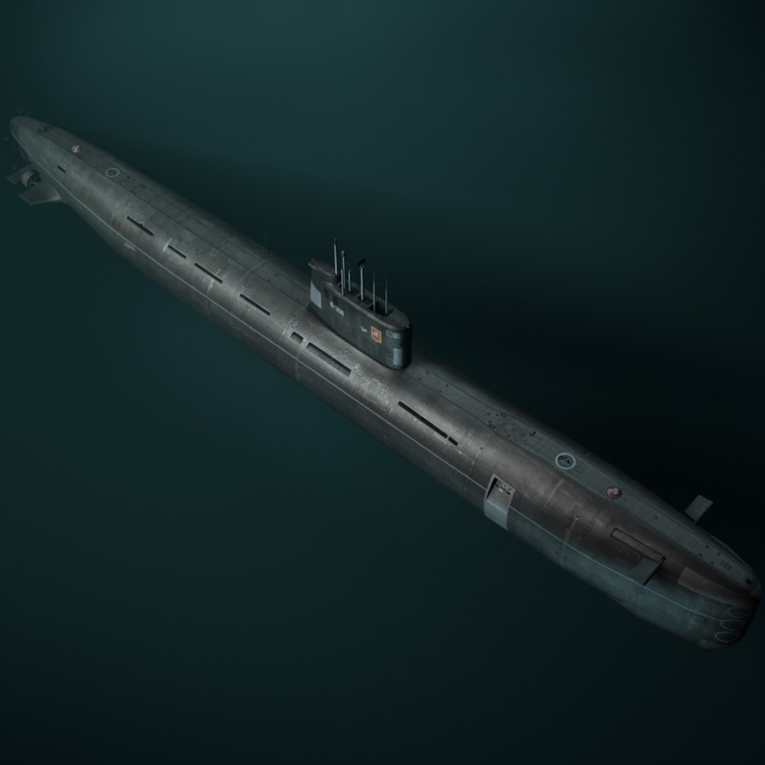 Tango Class Attack Submarine 3d Model