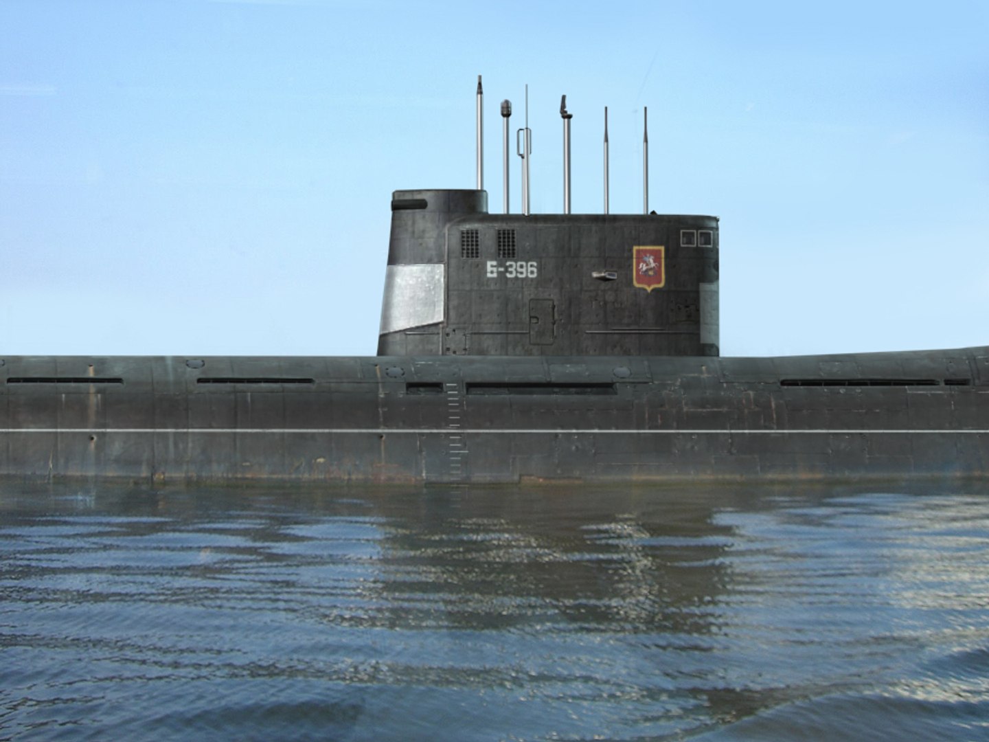 Tango Class Attack Submarine 3d Model