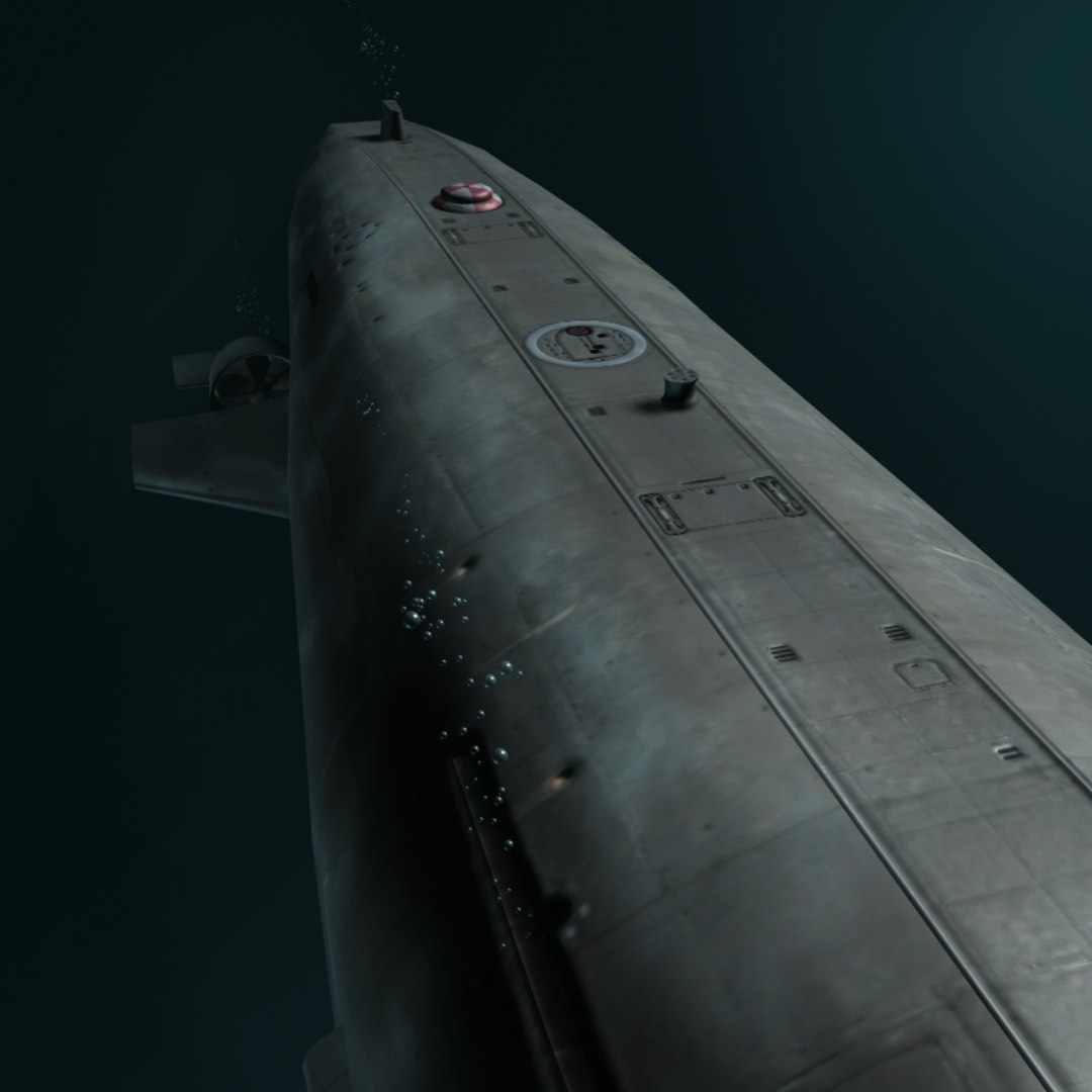 tango class attack submarine 3d model