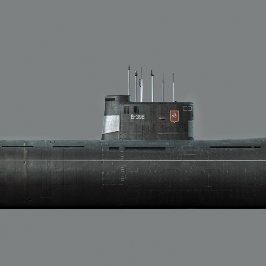 tango class attack submarine 3d model