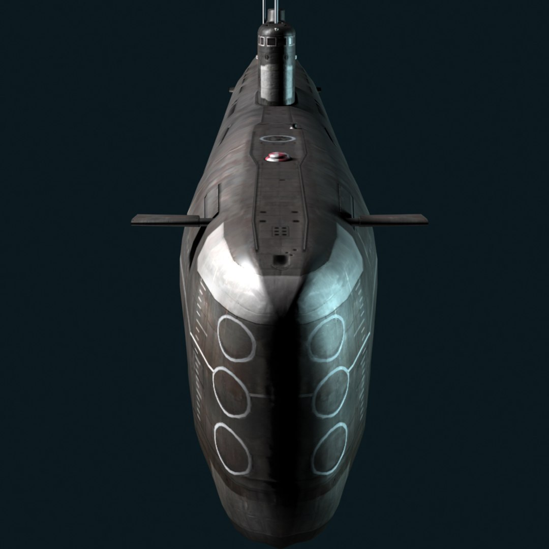 Tango Class Attack Submarine 3d Model