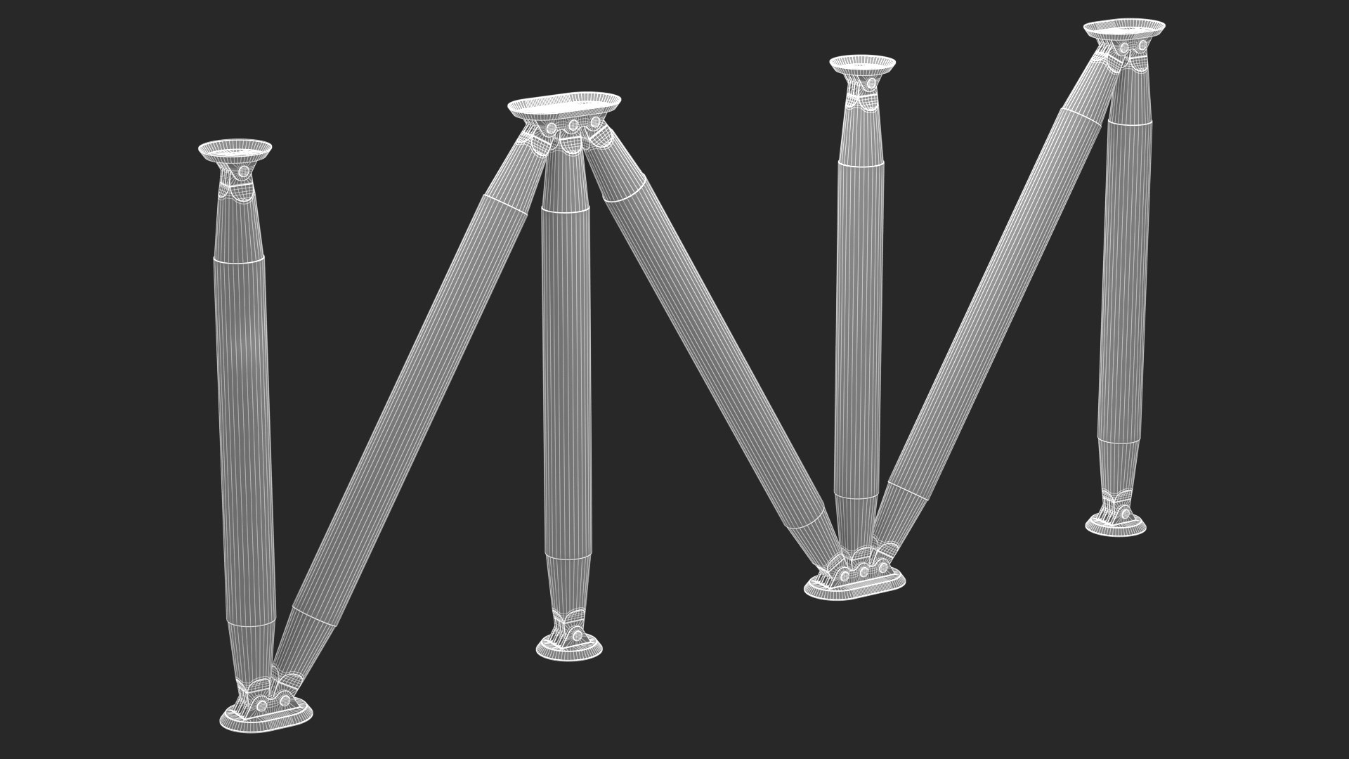 3D Modular Truss Frame 02 - TurboSquid 2388898