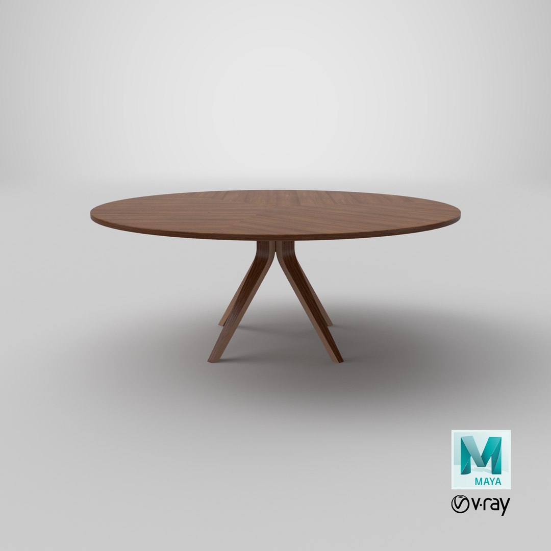 3D Dinner Table Model - TurboSquid 1382589