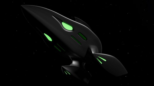 Alien spaceship 3D model - TurboSquid 1513745