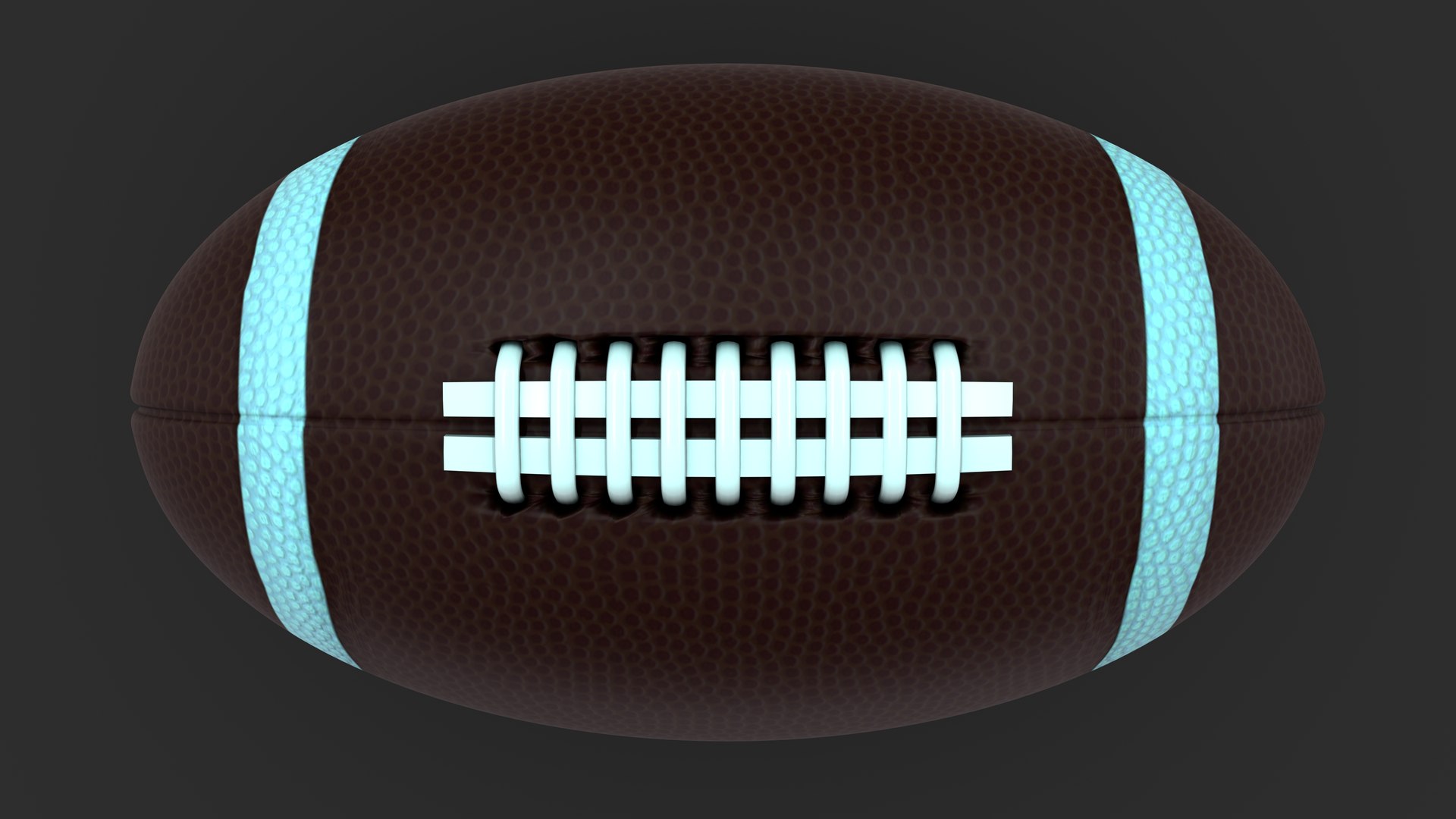 3D Leather Rugby Ball Model - TurboSquid 2185610