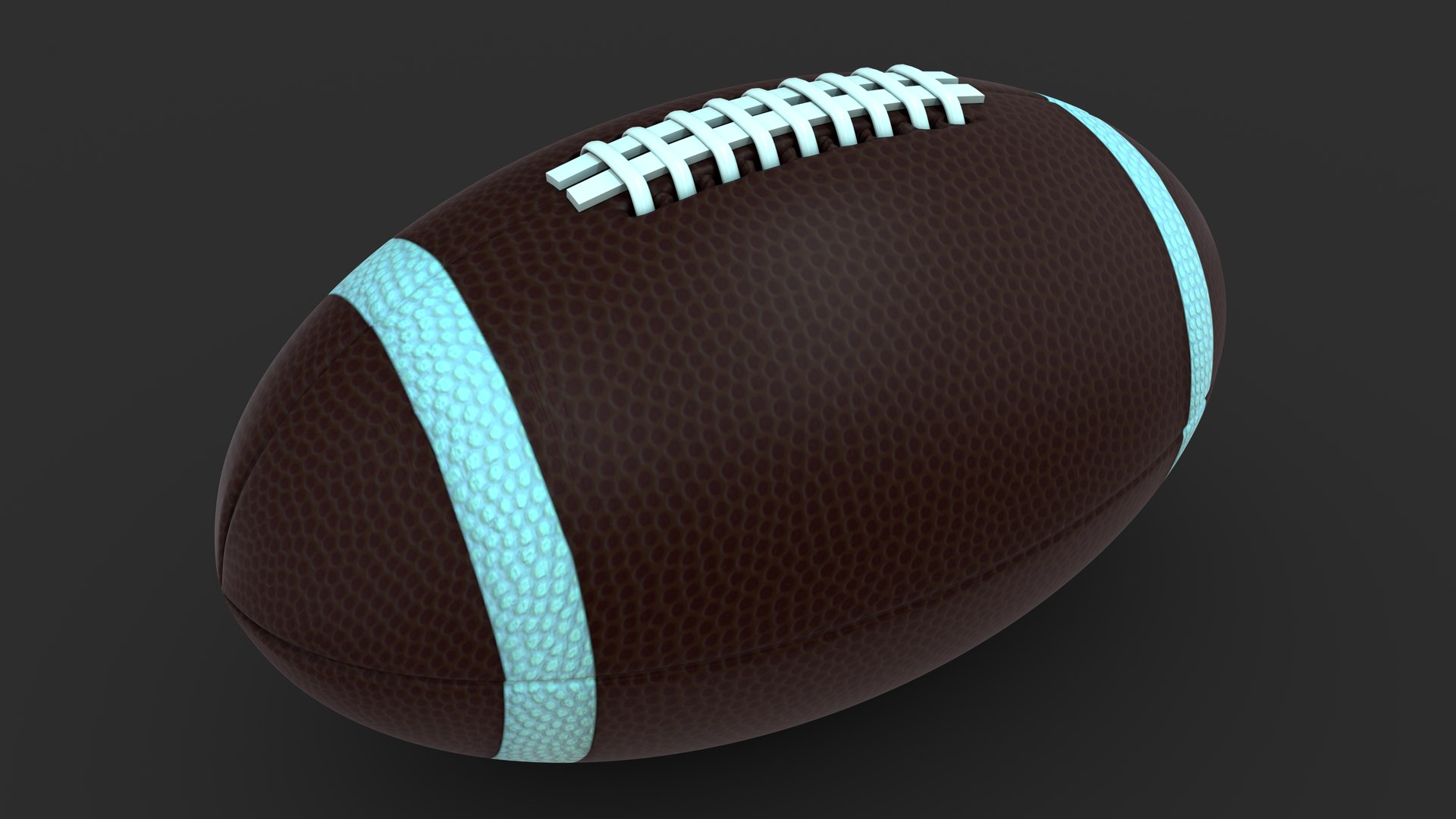 3D Leather Rugby Ball Model - TurboSquid 2185610