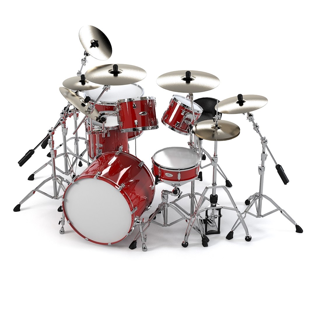 3d Model Drum Set