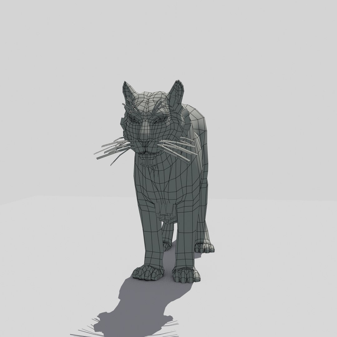 3ds max mountain lion animations