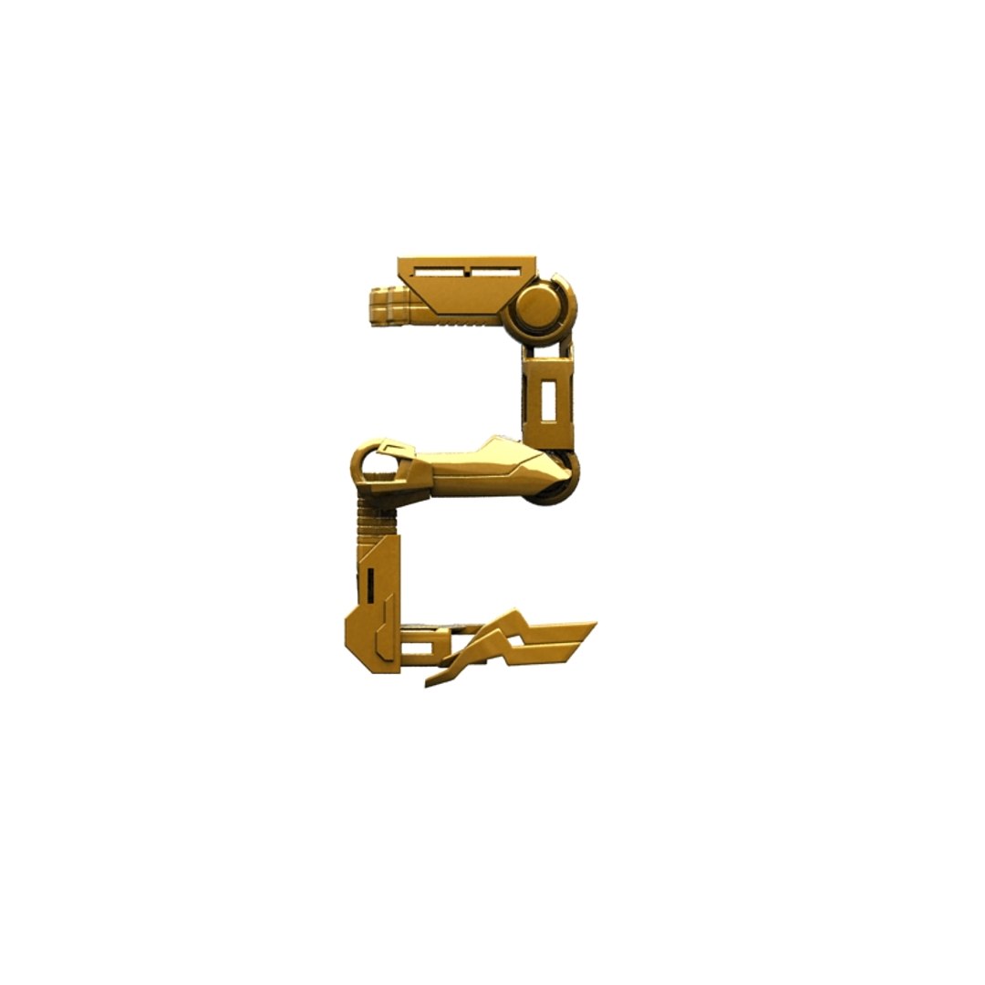 3d Model Mechanical Digital Countdown