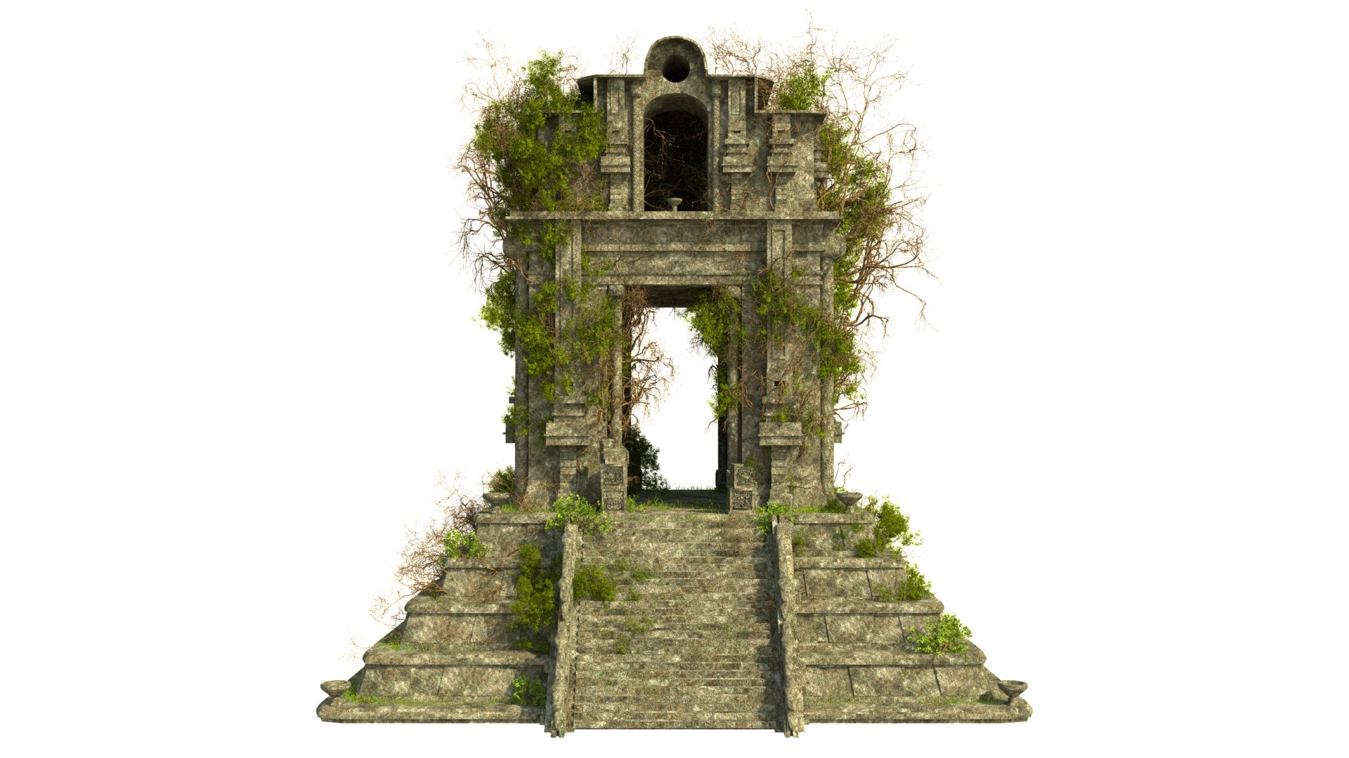 Fantasy Lost Temple 3D Model - TurboSquid 1780392