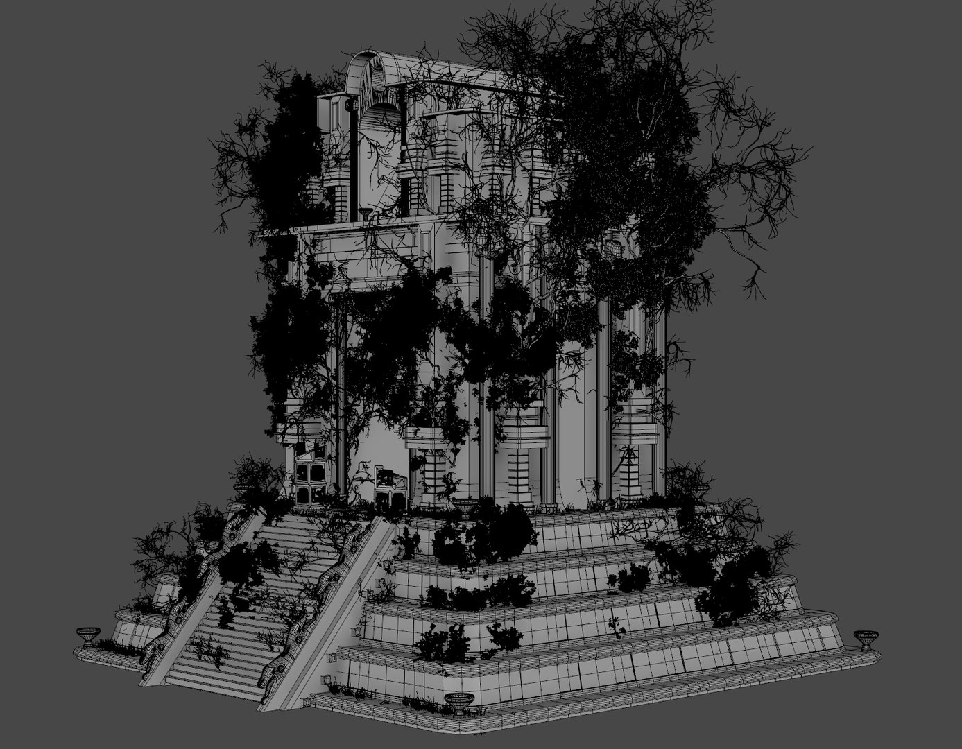 Fantasy Lost Temple 3D Model - TurboSquid 1780392