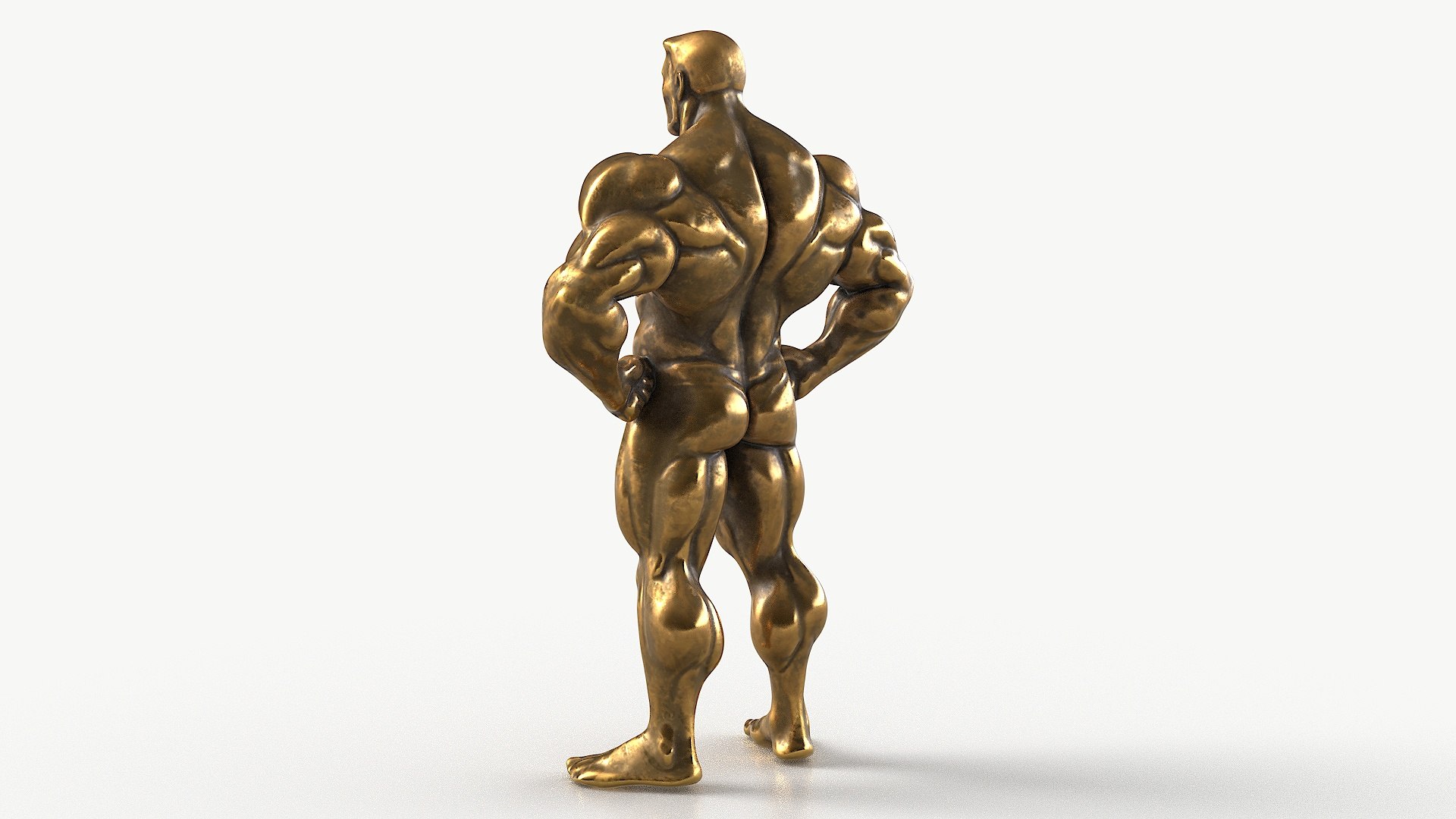 Bodybuilder Trophy 1 3D Model - TurboSquid 2321062