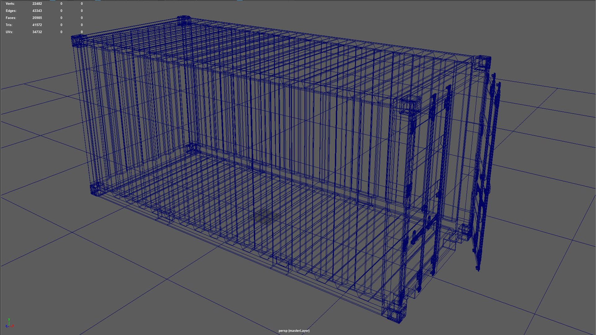 3D Model Intermodal Container - TurboSquid 2185018