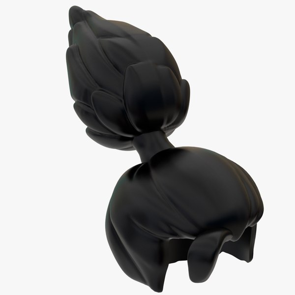 modelo 3d Realsize Lego Minifigure Short Hair for Yasuo - TurboSquid ...