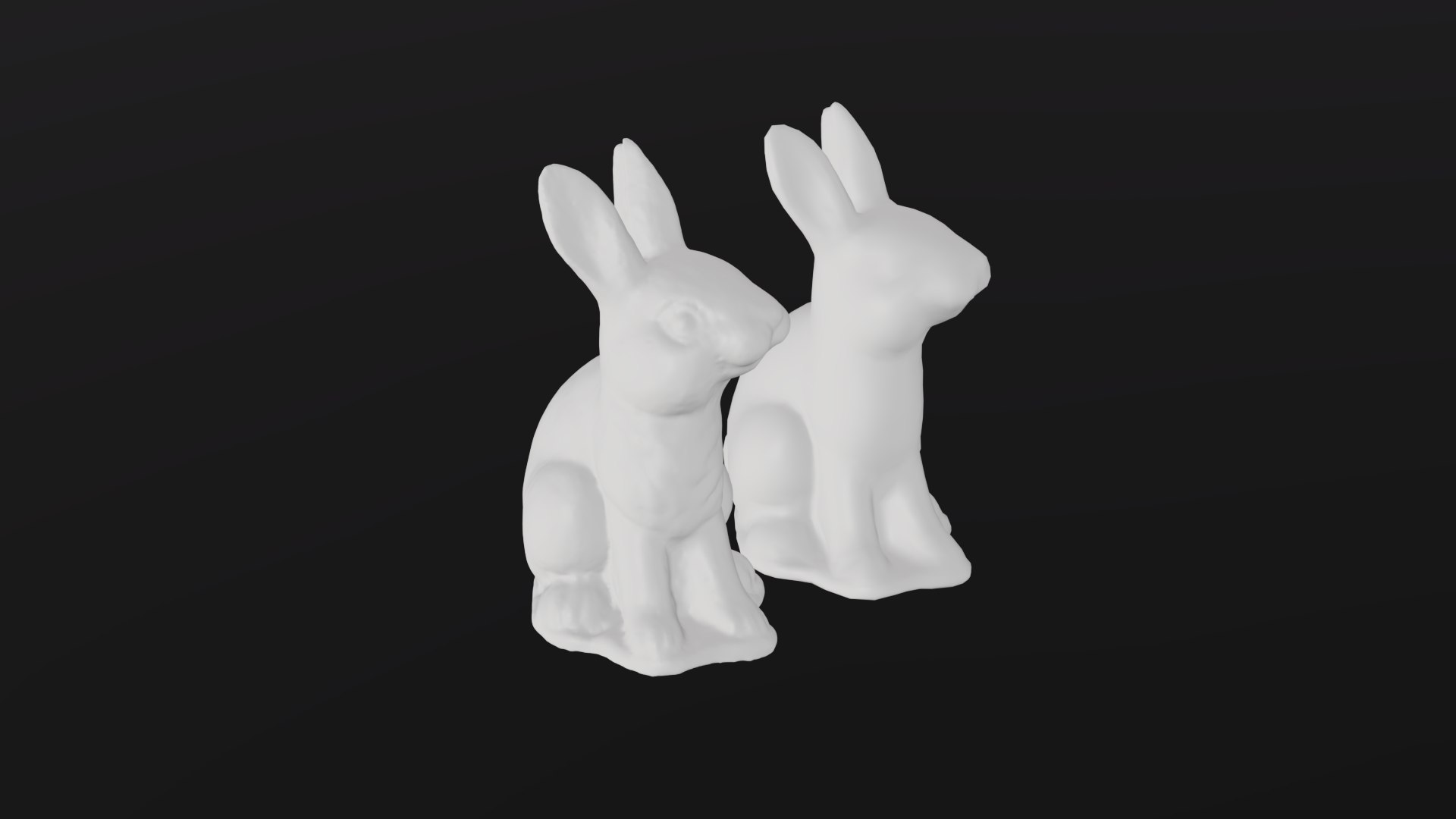 3D Rabbit Statue Photogrammetry Model - TurboSquid 1963368