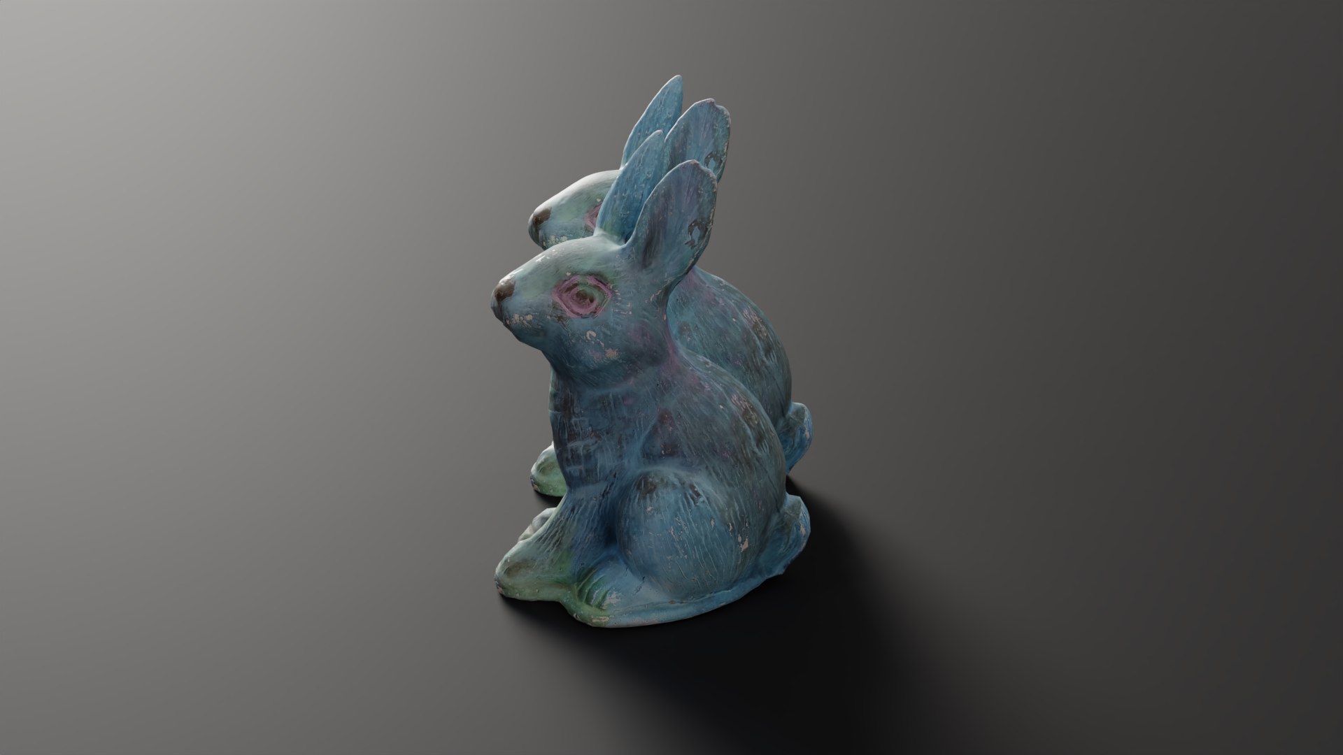 3D Rabbit Statue Photogrammetry Model - TurboSquid 1963368