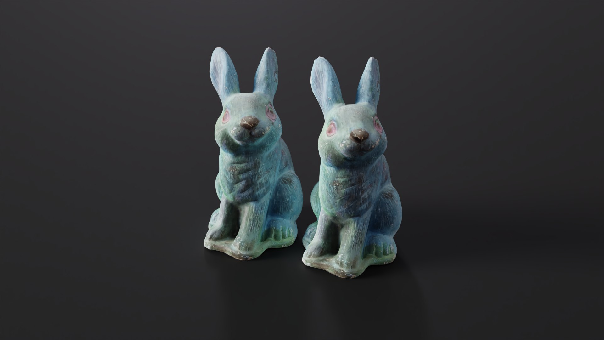 3D Rabbit Statue Photogrammetry Model - TurboSquid 1963368
