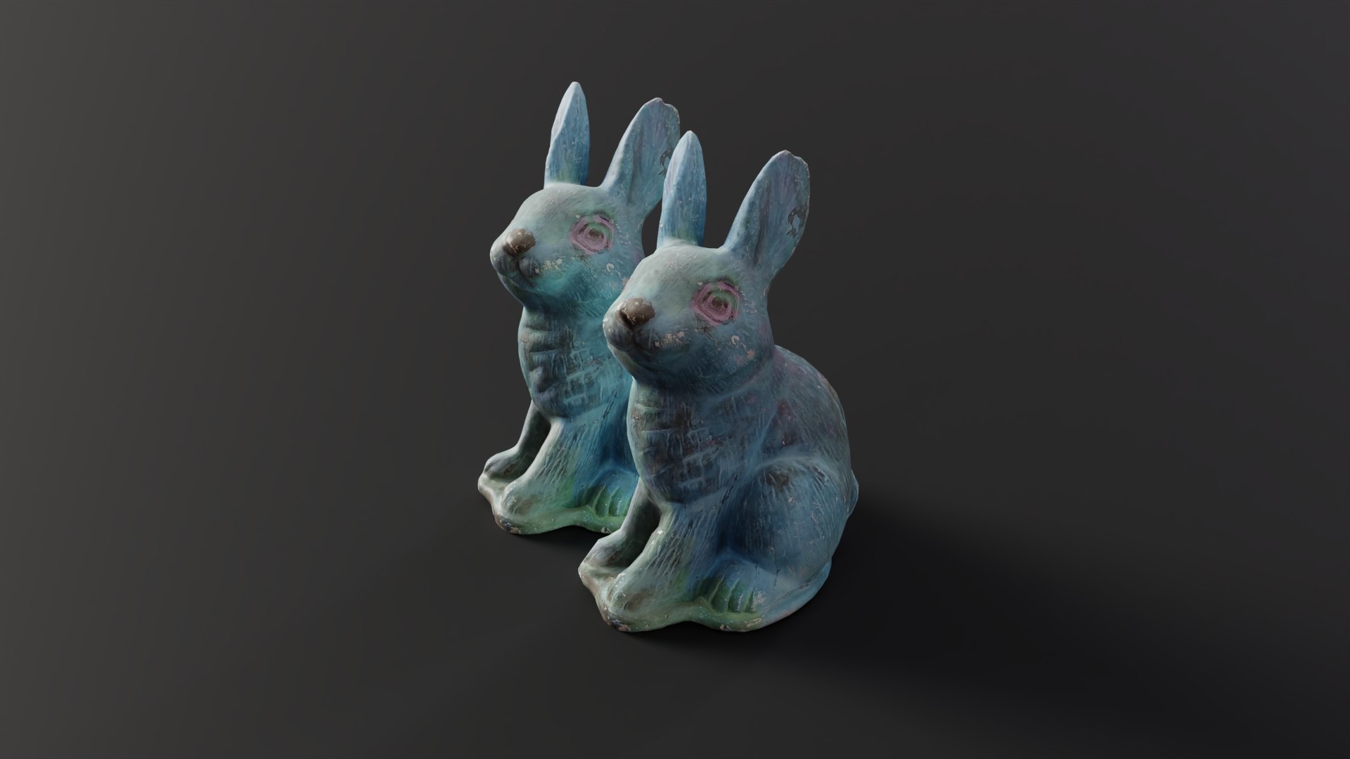 3D Rabbit Statue Photogrammetry Model - TurboSquid 1963368
