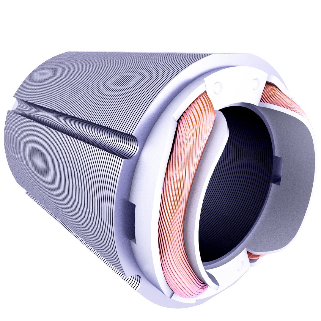 Professional Electric Motor Stator 40 3D Model - TurboSquid 2096763