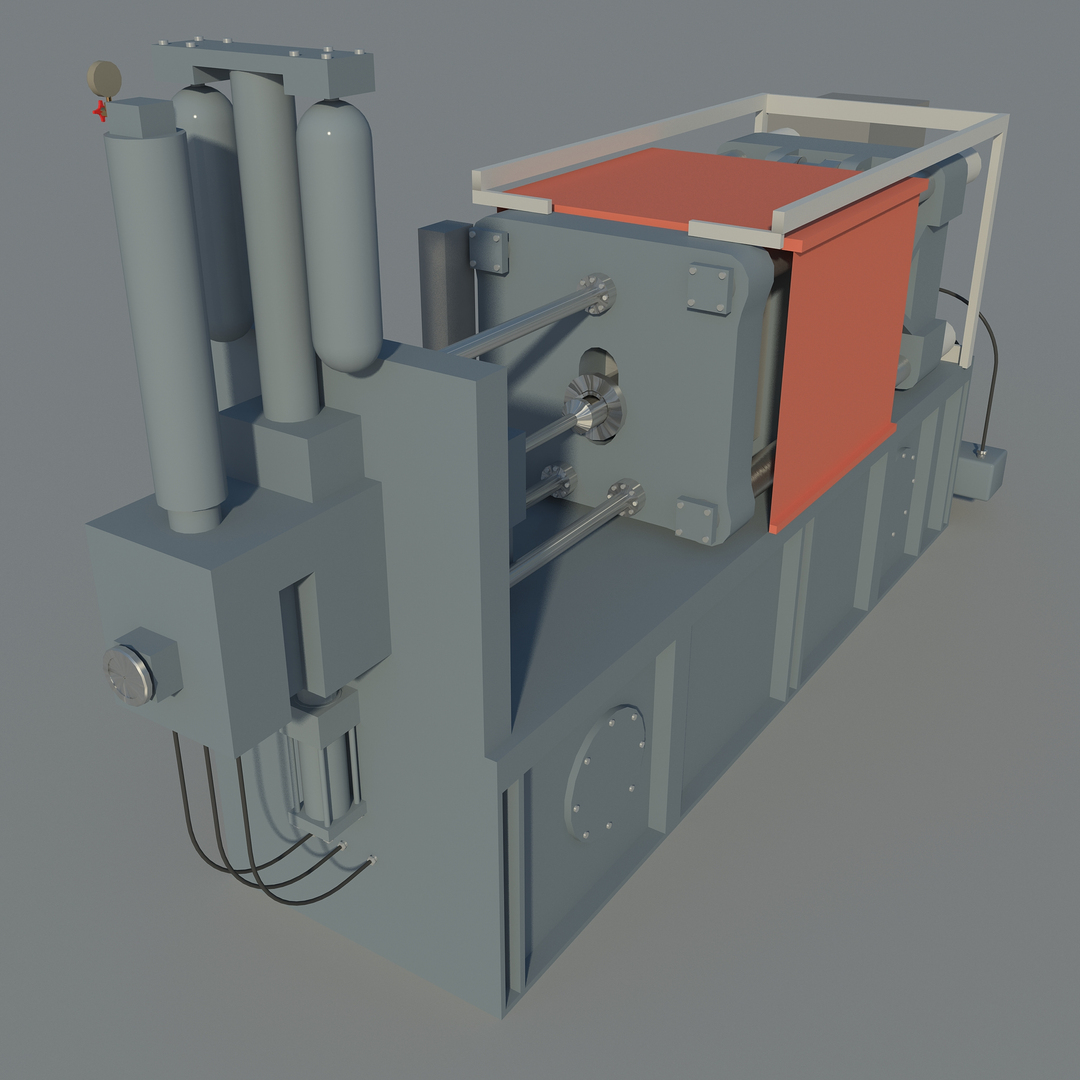 3D metal die casting process - TurboSquid 1611556