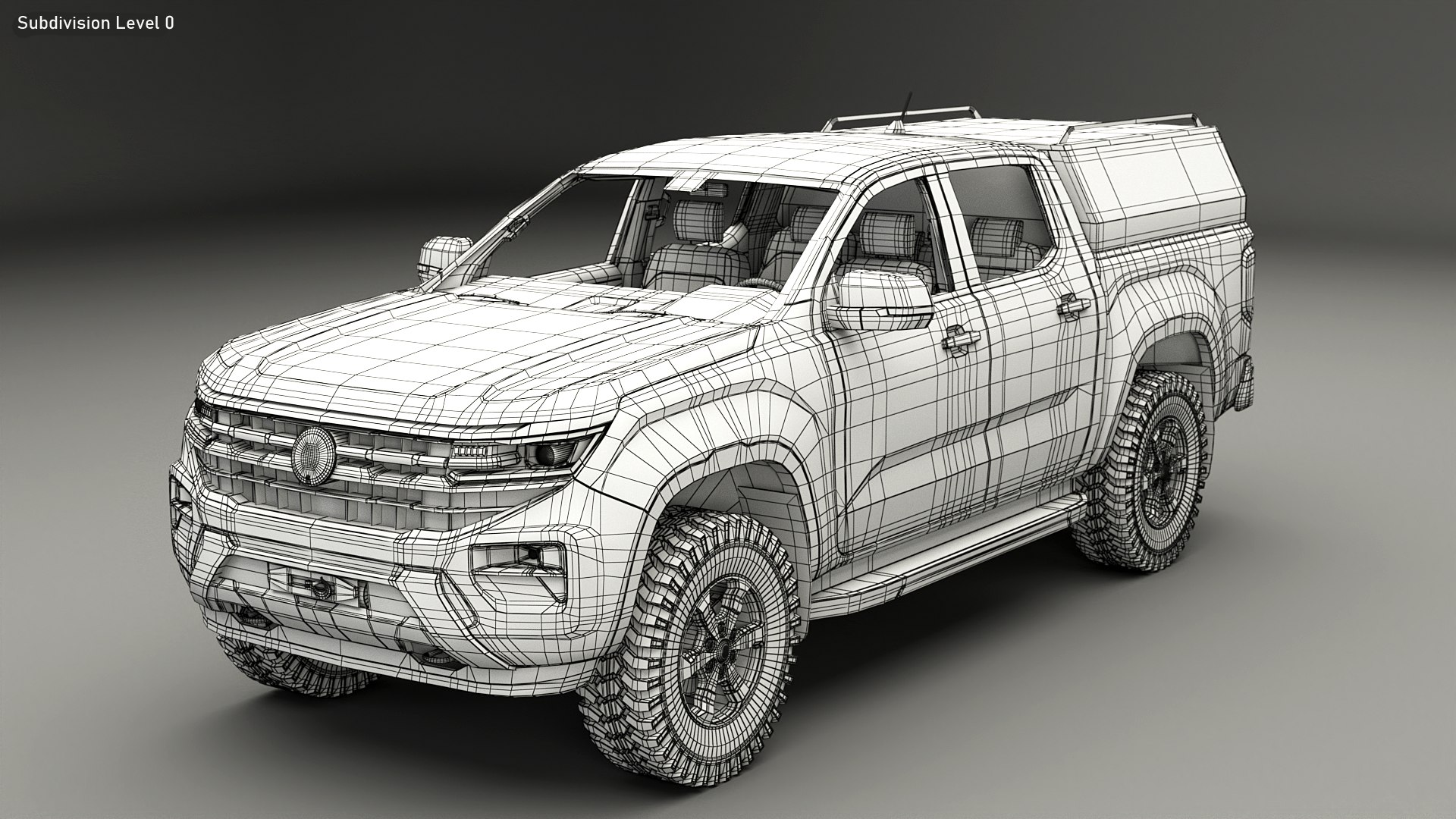 3D Model VW Amarok Offroad Mod - TurboSquid 2148314