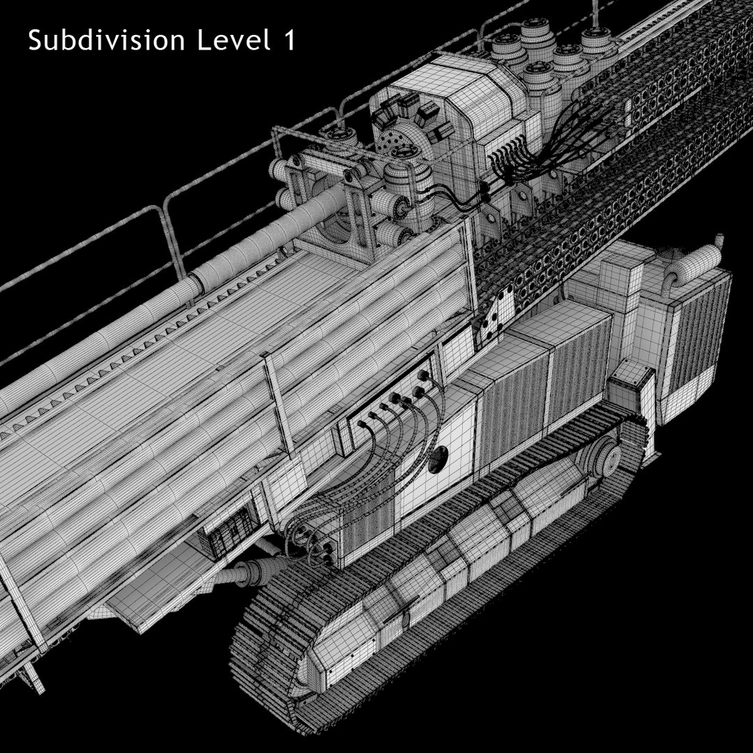 3d Rotary Drilling Rig