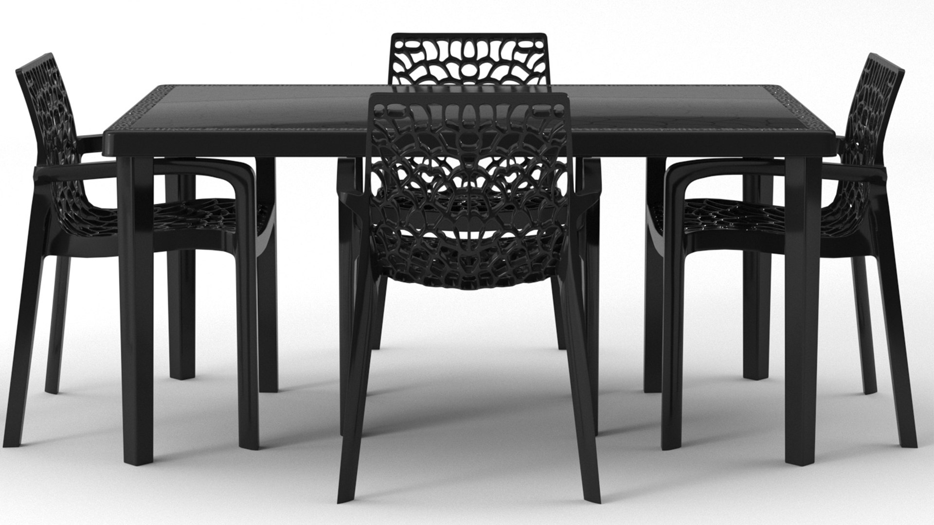 Set Armchair And Table Gruvyer By Grand Soleil 3D - TurboSquid 2039994
