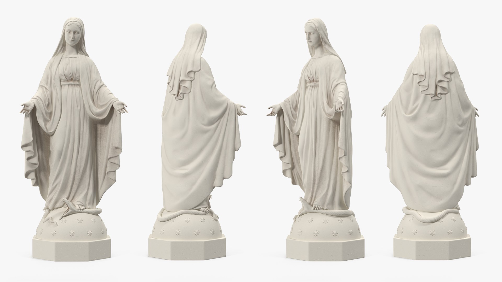 Stone Statues 4 Model - TurboSquid 1592398