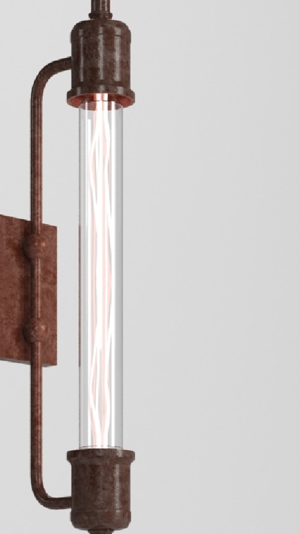 Wall Lamp Loft House 3D Model - TurboSquid 1576086