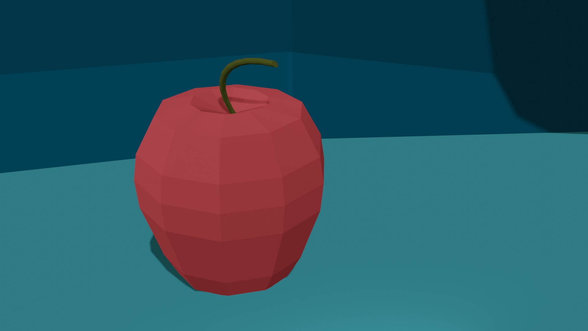 3D Low poly Apple - TurboSquid 2013951