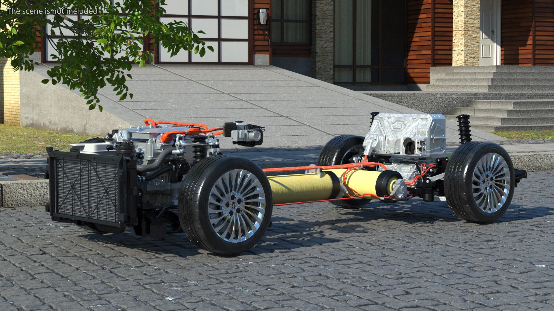 Toyota Mirai Hydrogen Fuel Cell System 3D Model - TurboSquid 1868060