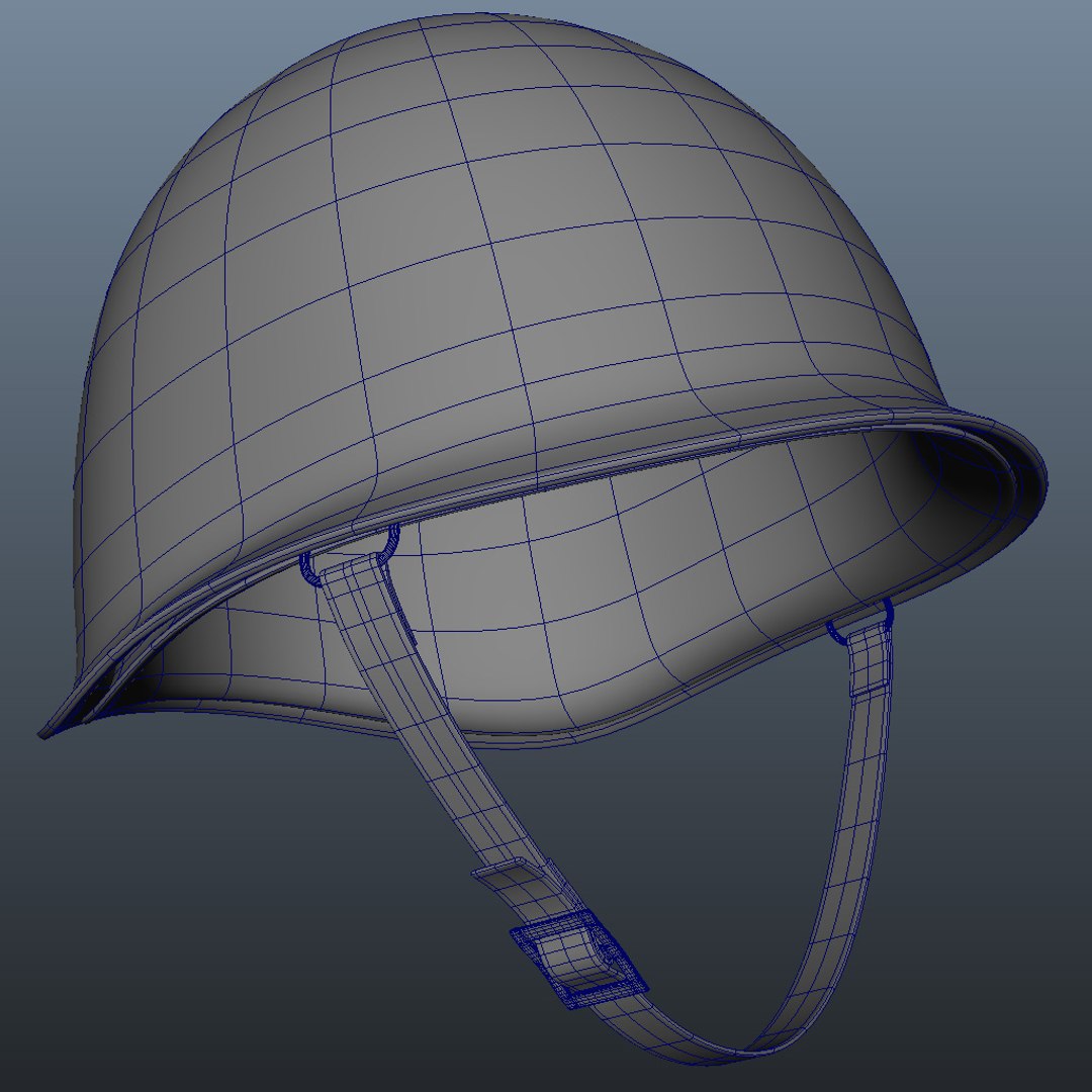 3d Helmet Army Model