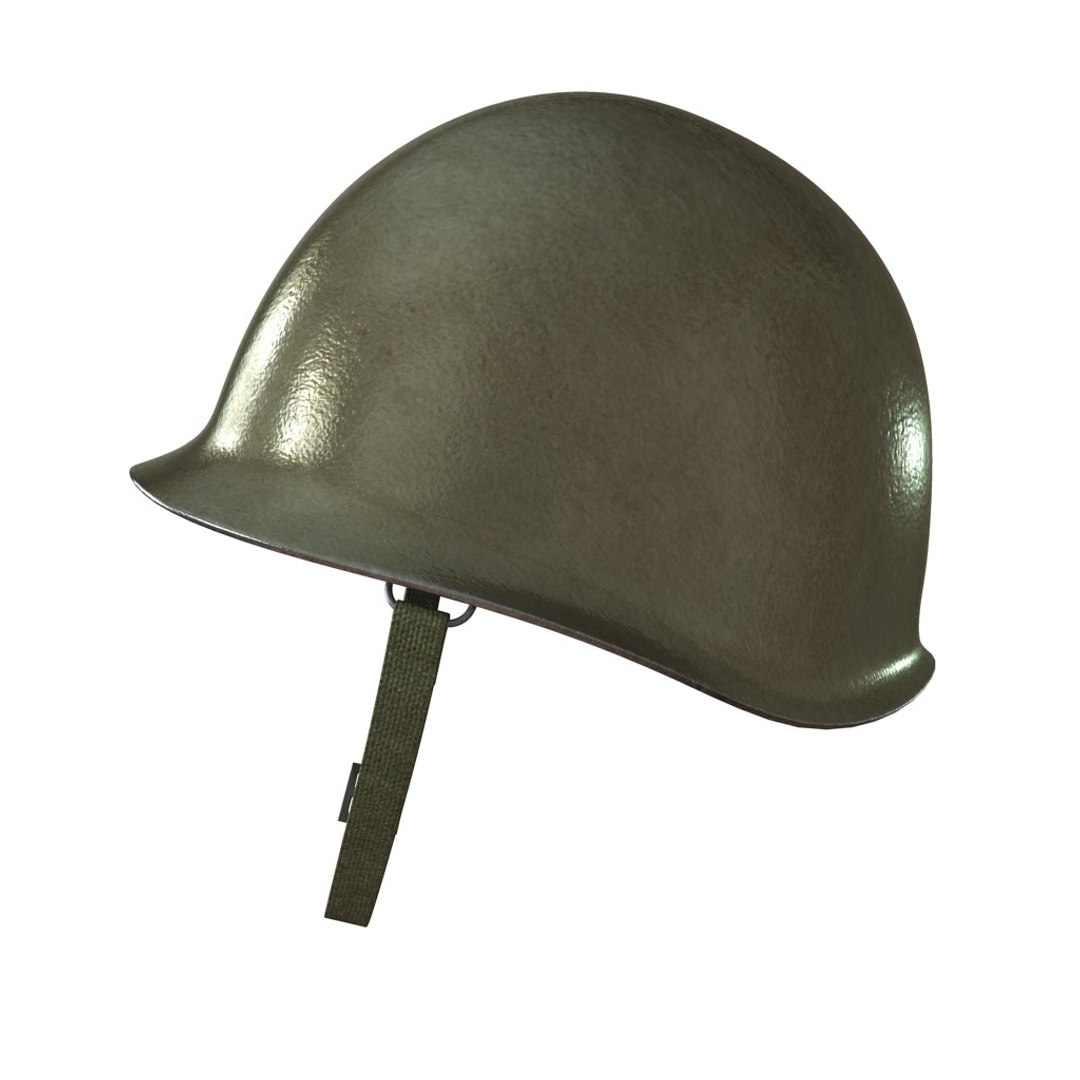3d Helmet Army Model