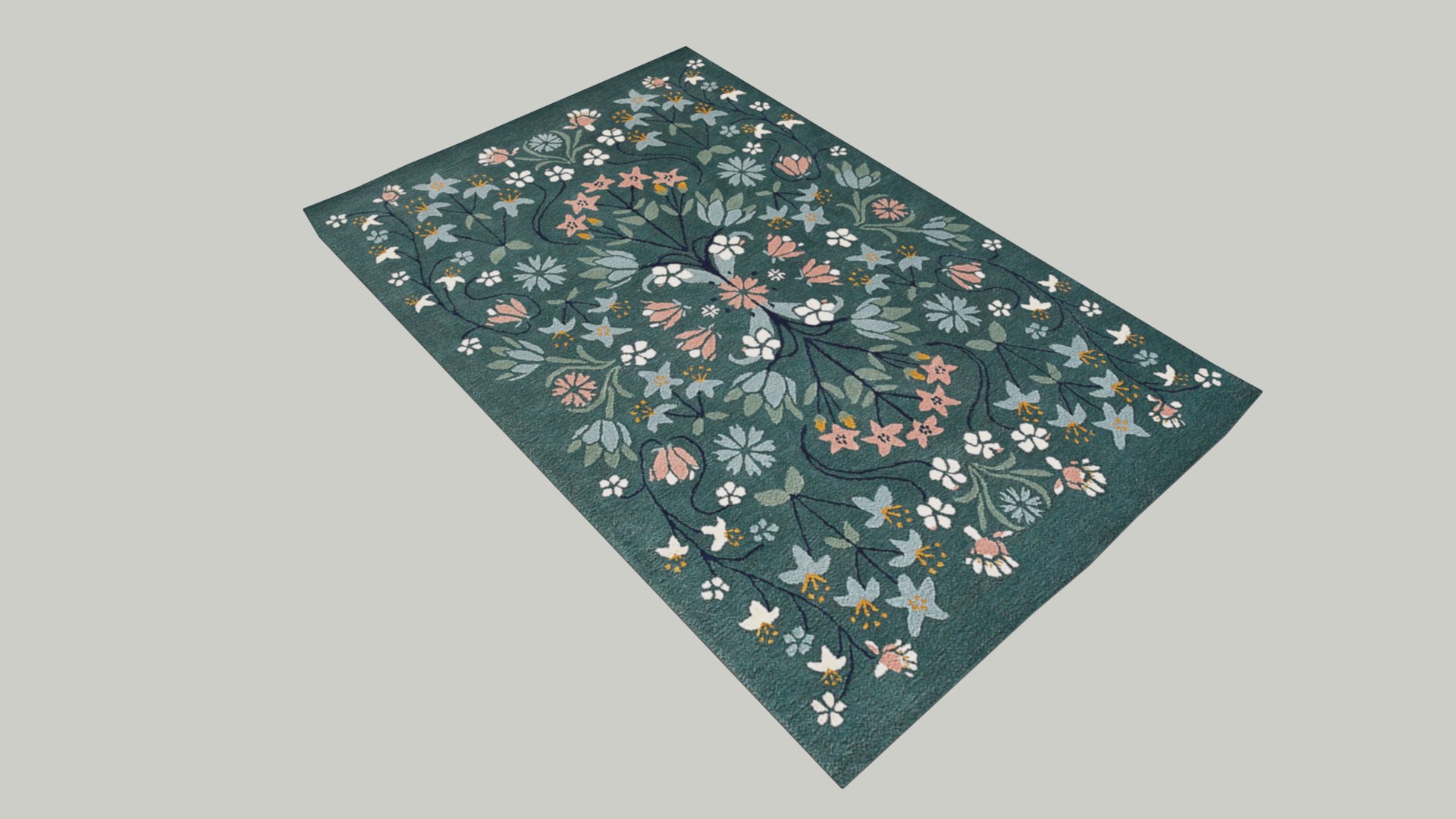 3D Decorative Rug Model - TurboSquid 2306303