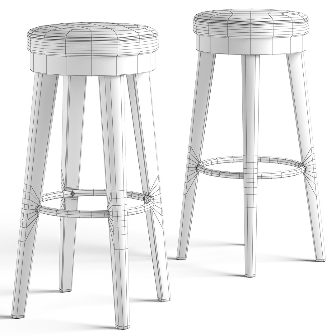 3D Cult Living Fusion Bar Stool model - TurboSquid 2173422