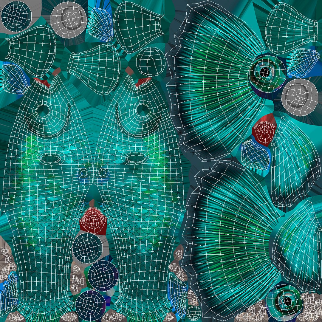 Guppy Fish Malachite 3D Model - TurboSquid 2274185