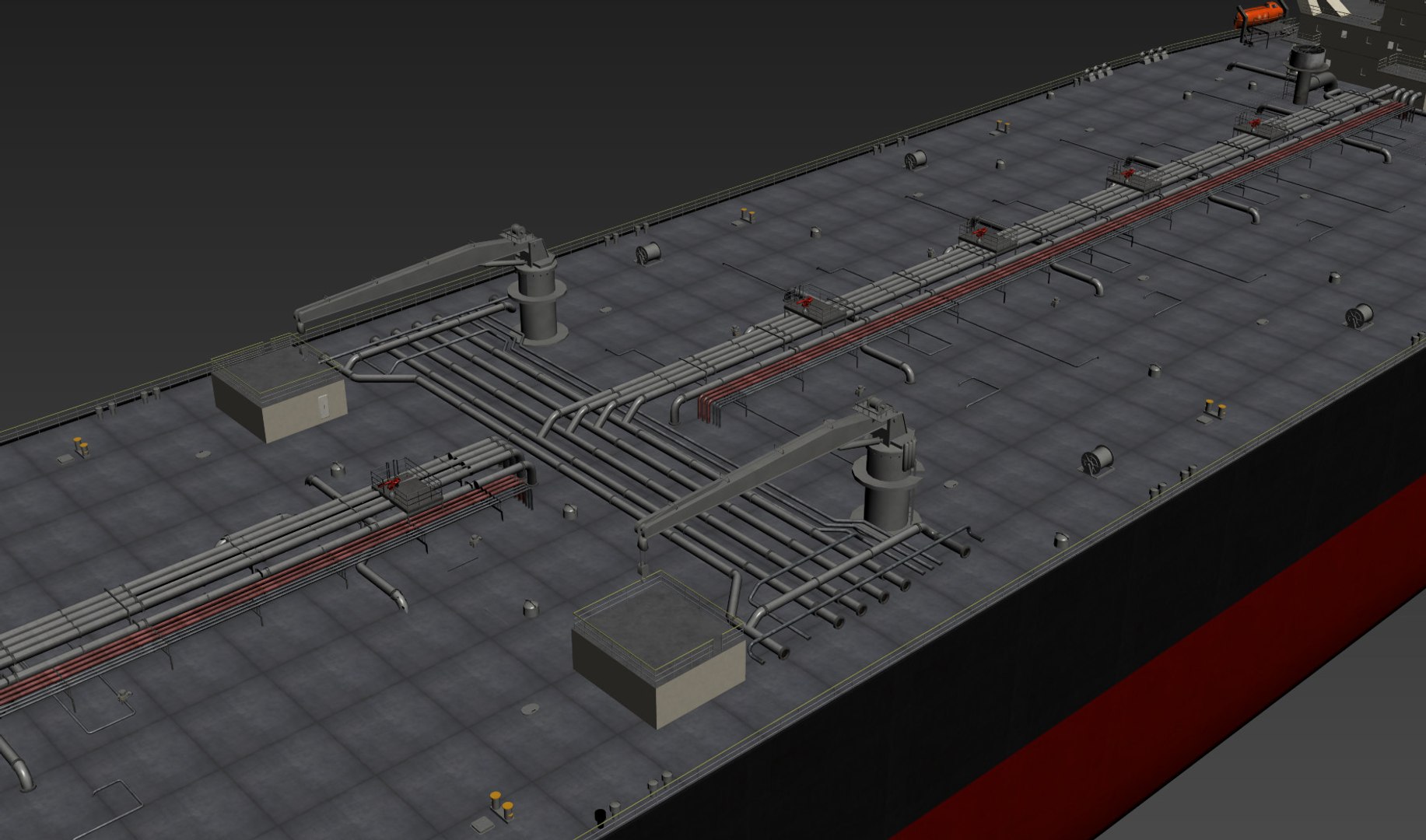 3d Oil Tank Ship Model