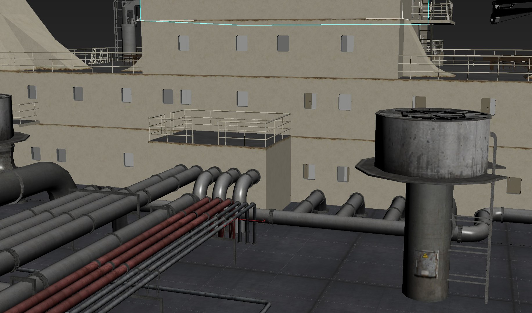 3d Oil Tank Ship Model