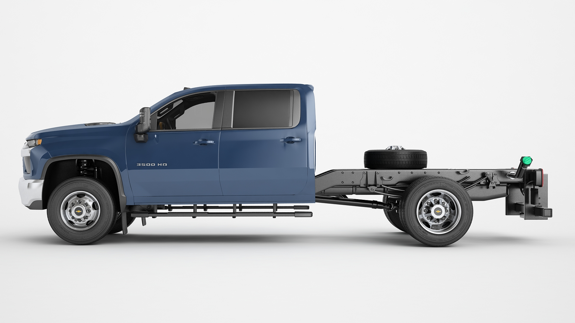 3D Model Chevrolet Silverado 3500 HD 2021 Chassis 03 - TurboSquid 1782362