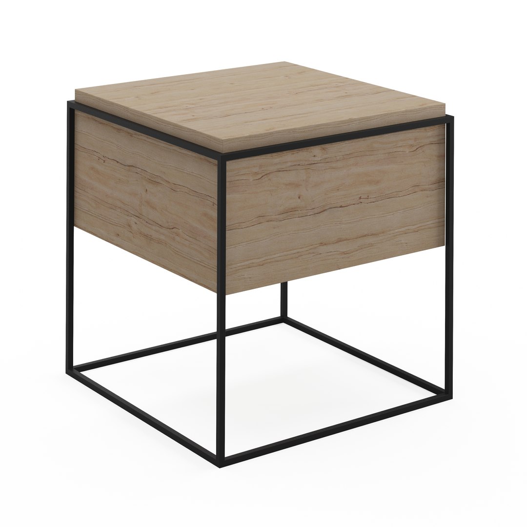 Monolit Bedside Table Model - TurboSquid 2035714